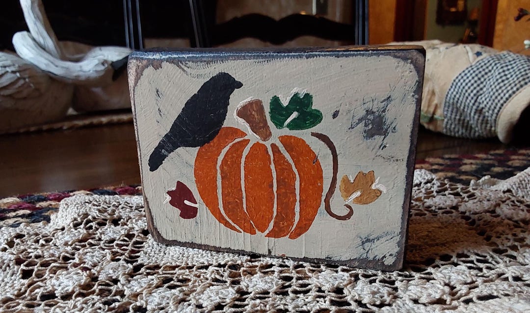 Prim Crow Block - Etsy