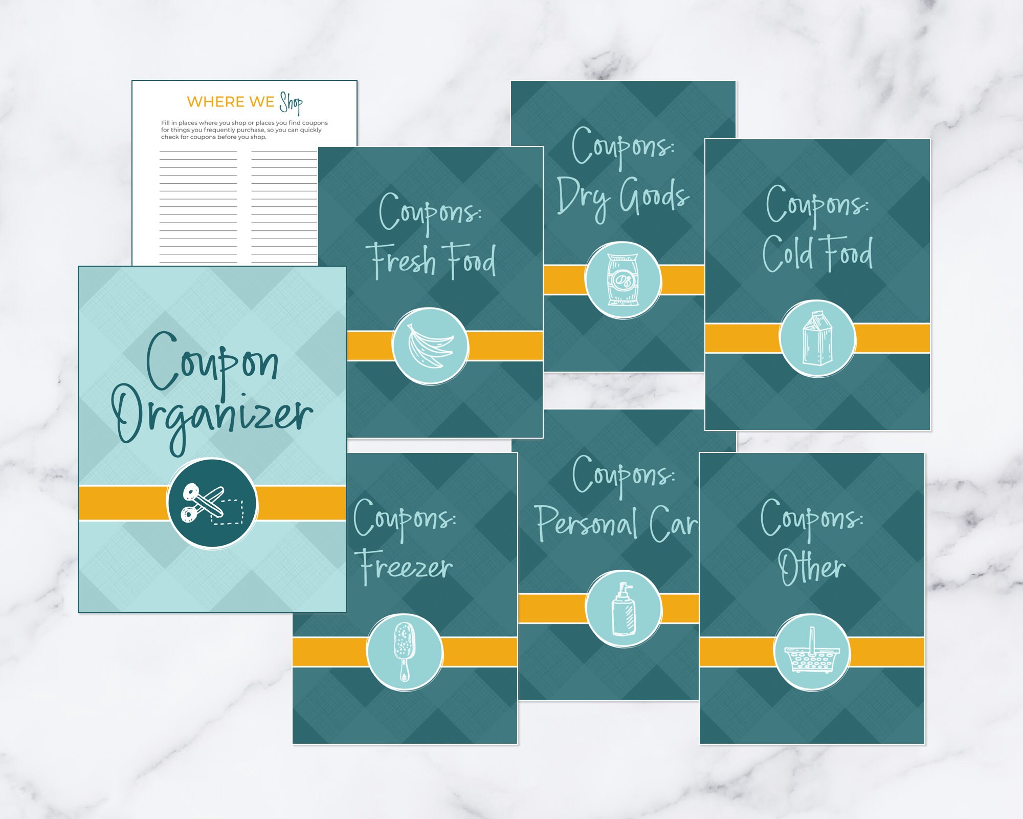 Complete Kitchen Printable Pack | Recipe Binder, Meal Planning ...