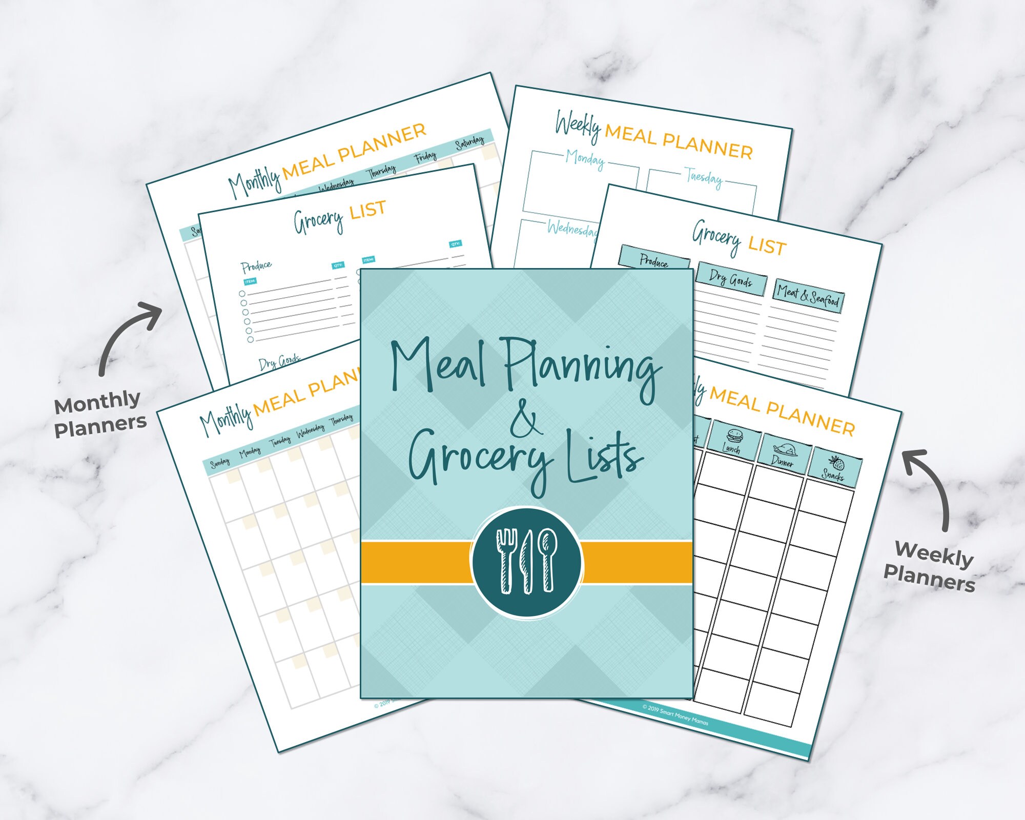 Complete Kitchen Printable Pack | Recipe Binder, Meal Planning ...