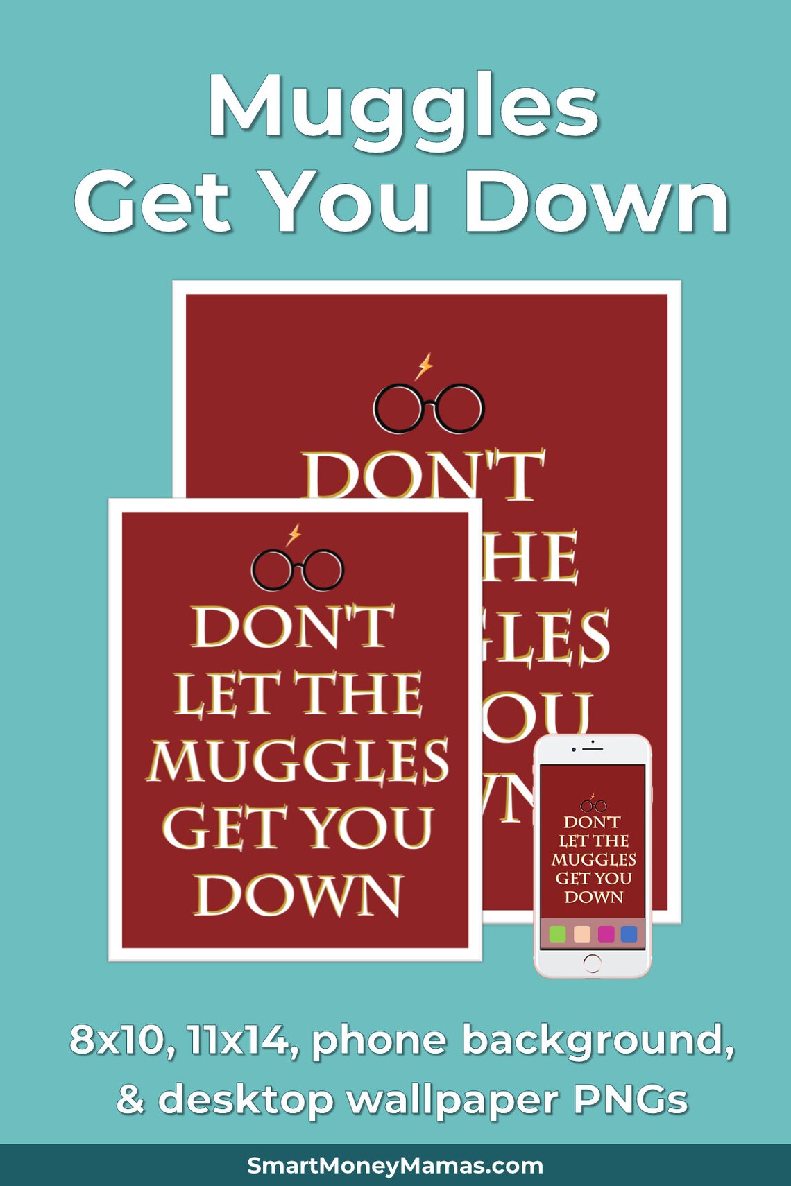 Don't Let the Muggles Get You Down Printable Wall Art - Etsy
