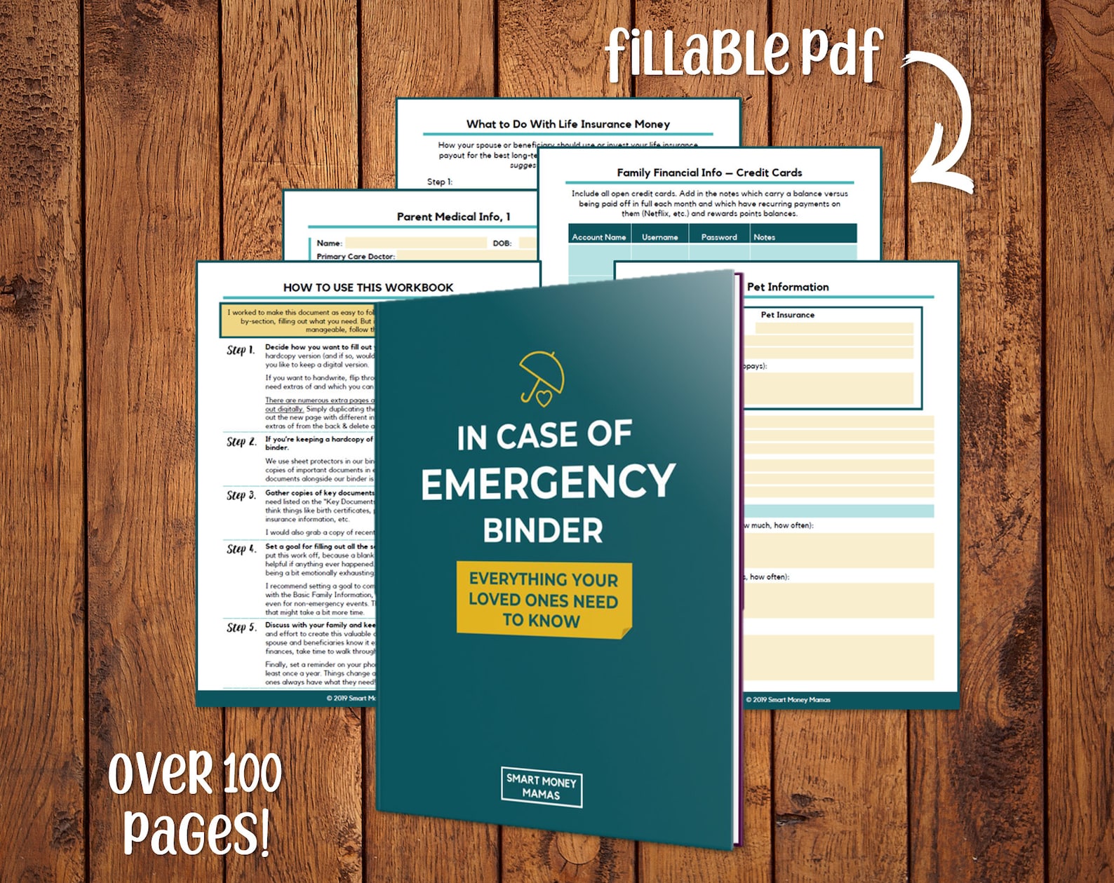 Family in Case of Emergency Binder Template Emergency or | Etsy