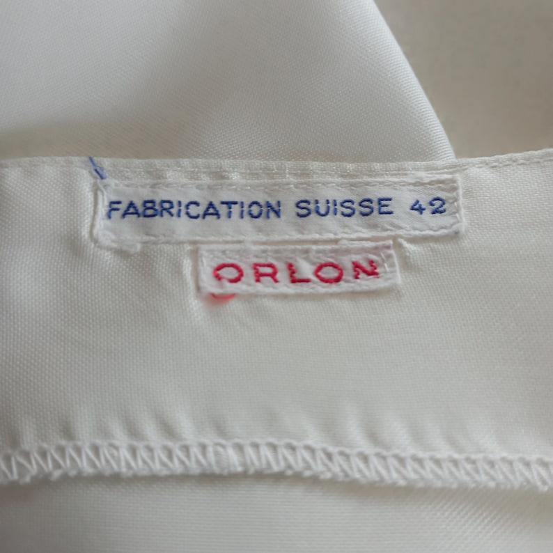 Vintage 60s Milky White Front Buttoned Blouse. Retro Blouse M Size. - Etsy