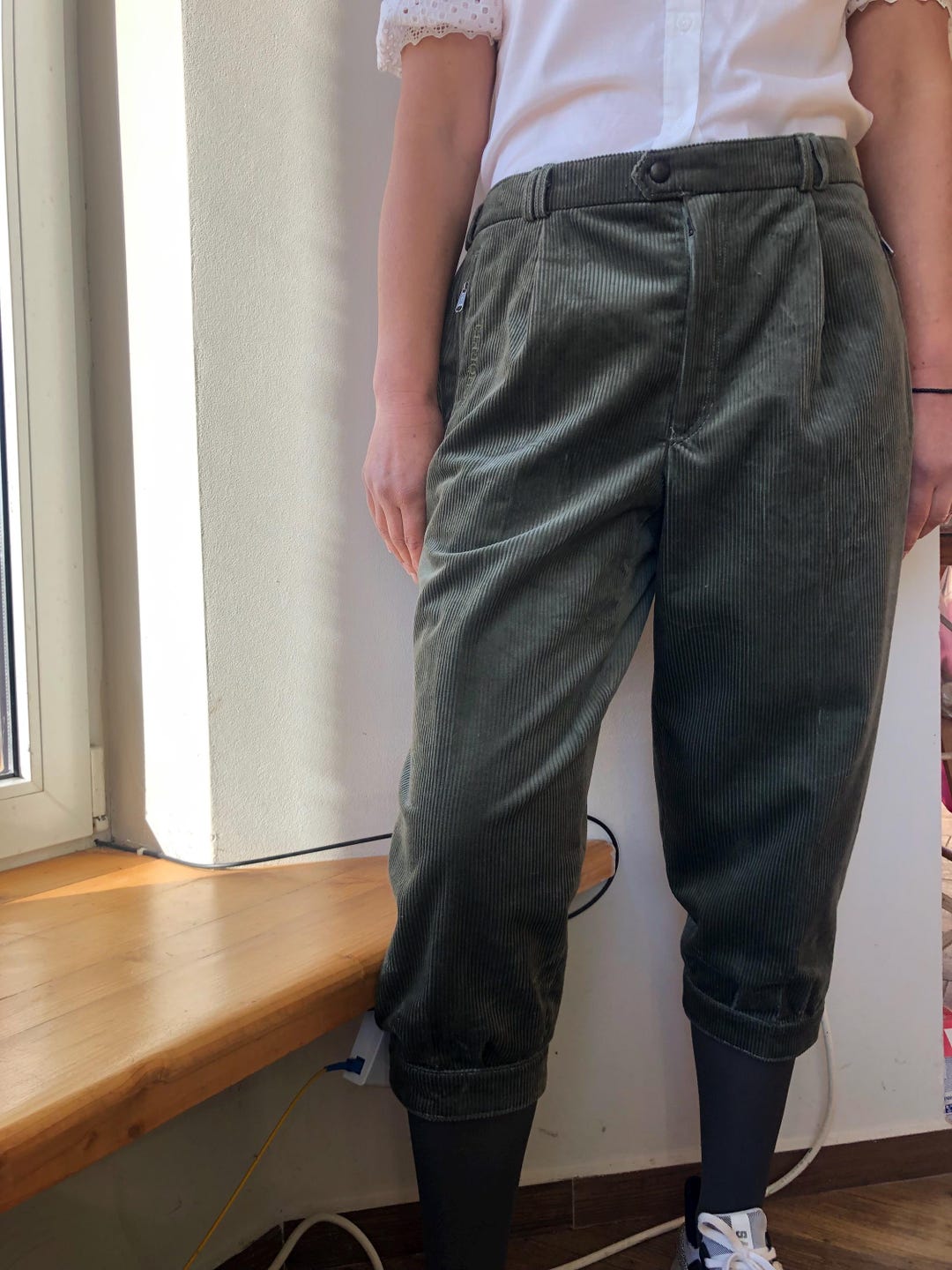 Vintage 70s Hunter Green Mens Breeches. Traditional Austrian Mens ...