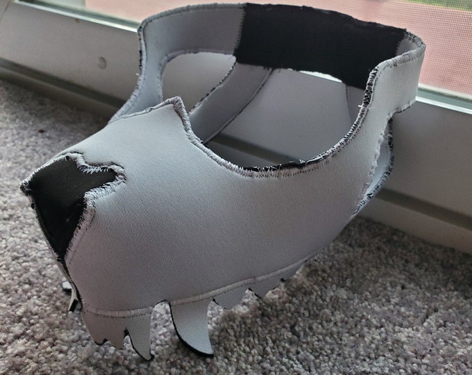 Open Head Pup Muzzle Hood Skull Doggo Mask - Etsy 日本