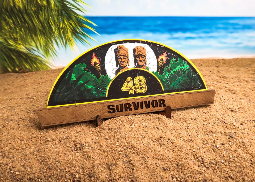 Survivor Puzzle Replica - 48 Half Circle Puzzle - Episode 6 - Etsy