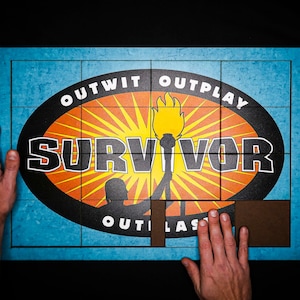 Survivor Puzzle Replica - Custom Large 4x4 Slider Puzzle - 24-inches ...