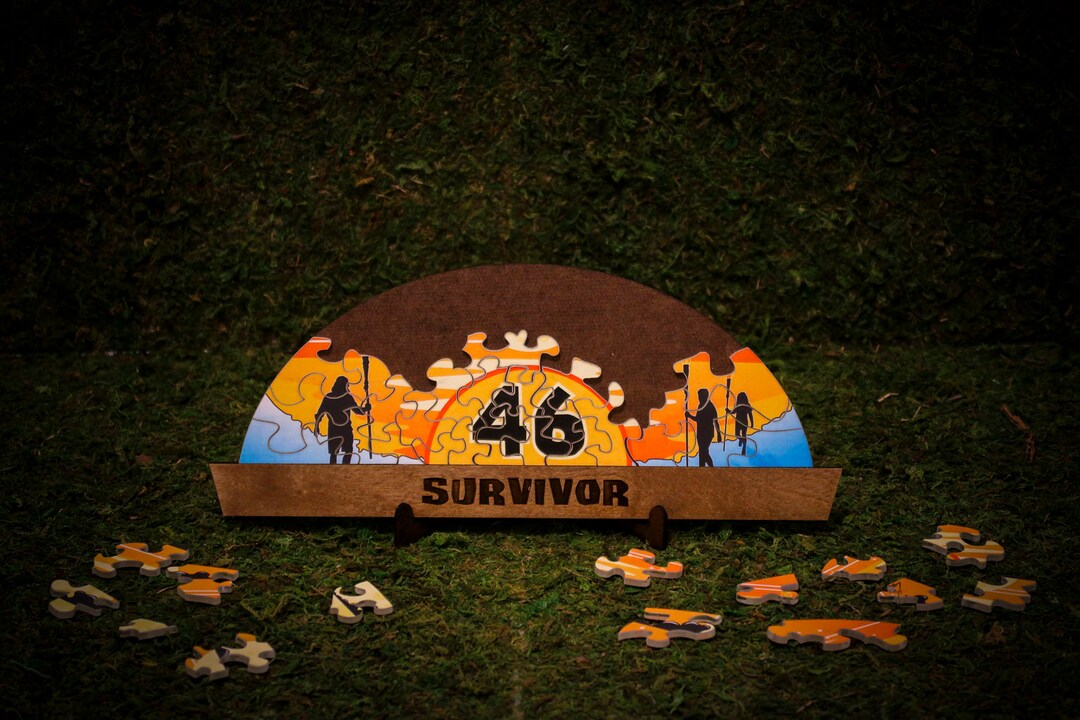 Survivor Puzzle Replica 46 Logo Puzzle Episode 1 - Etsy