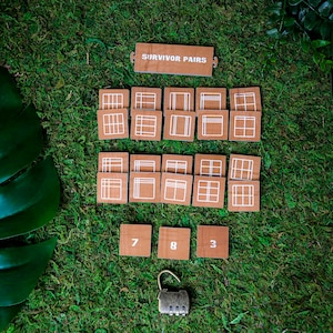 Survivor Puzzle Replica - Pairs and Lock Puzzle - S45 - Etsy