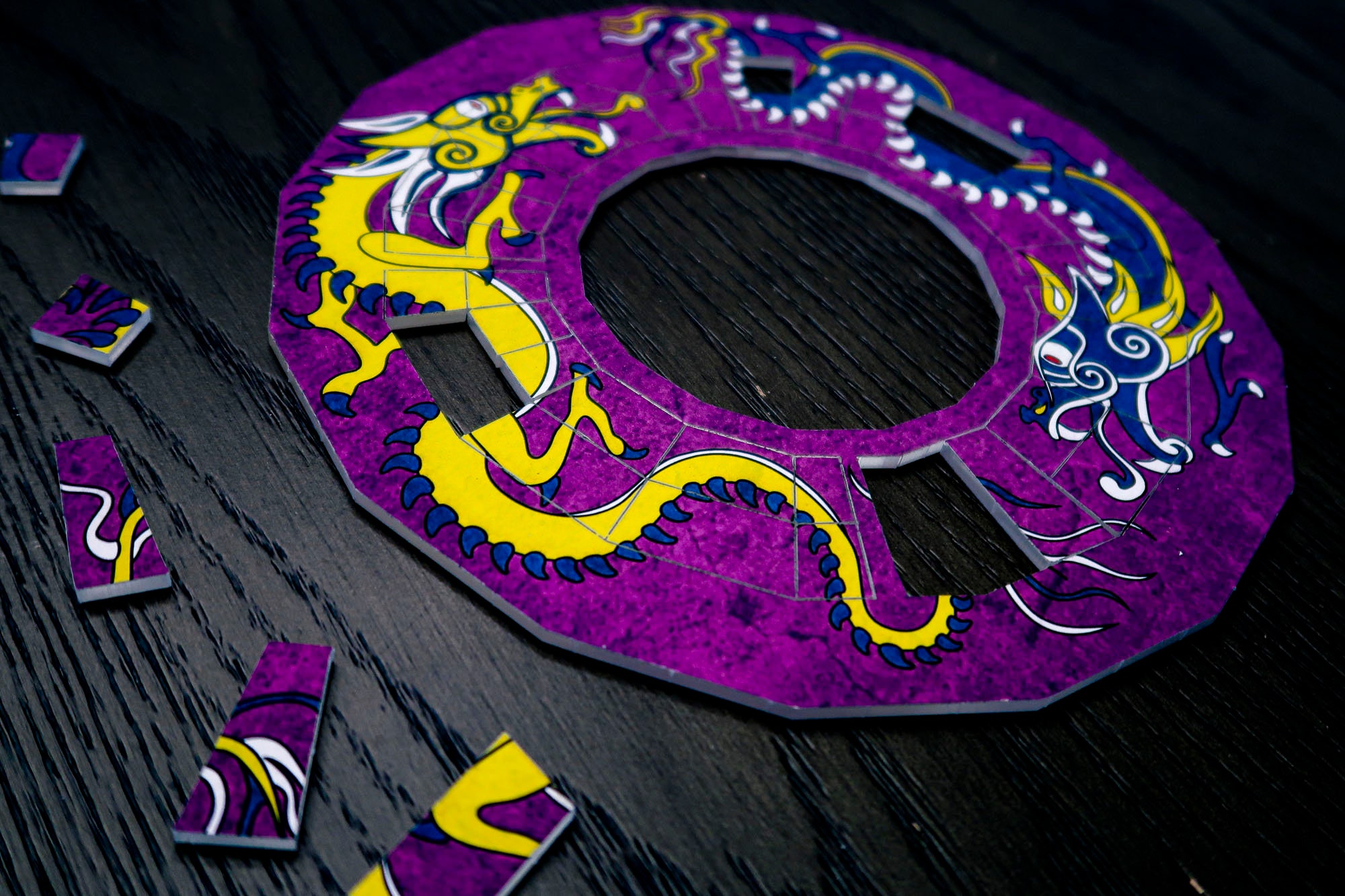 Survivor Puzzle Replica - Two Dragon Puzzle - S46 - Mini Color Version ...