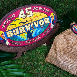 Survivor Puzzle Replica 45 Logo Puzzle - Etsy