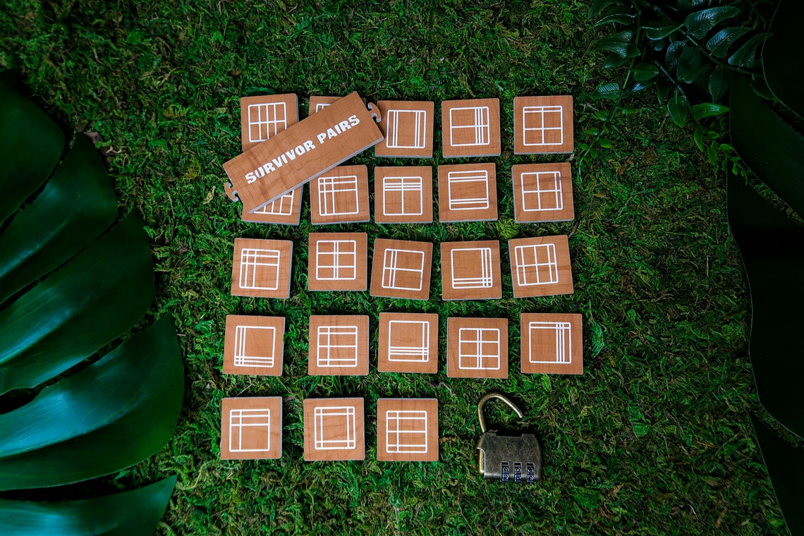 Survivor Puzzle Replica - Pairs and Lock Puzzle - S45 - Etsy