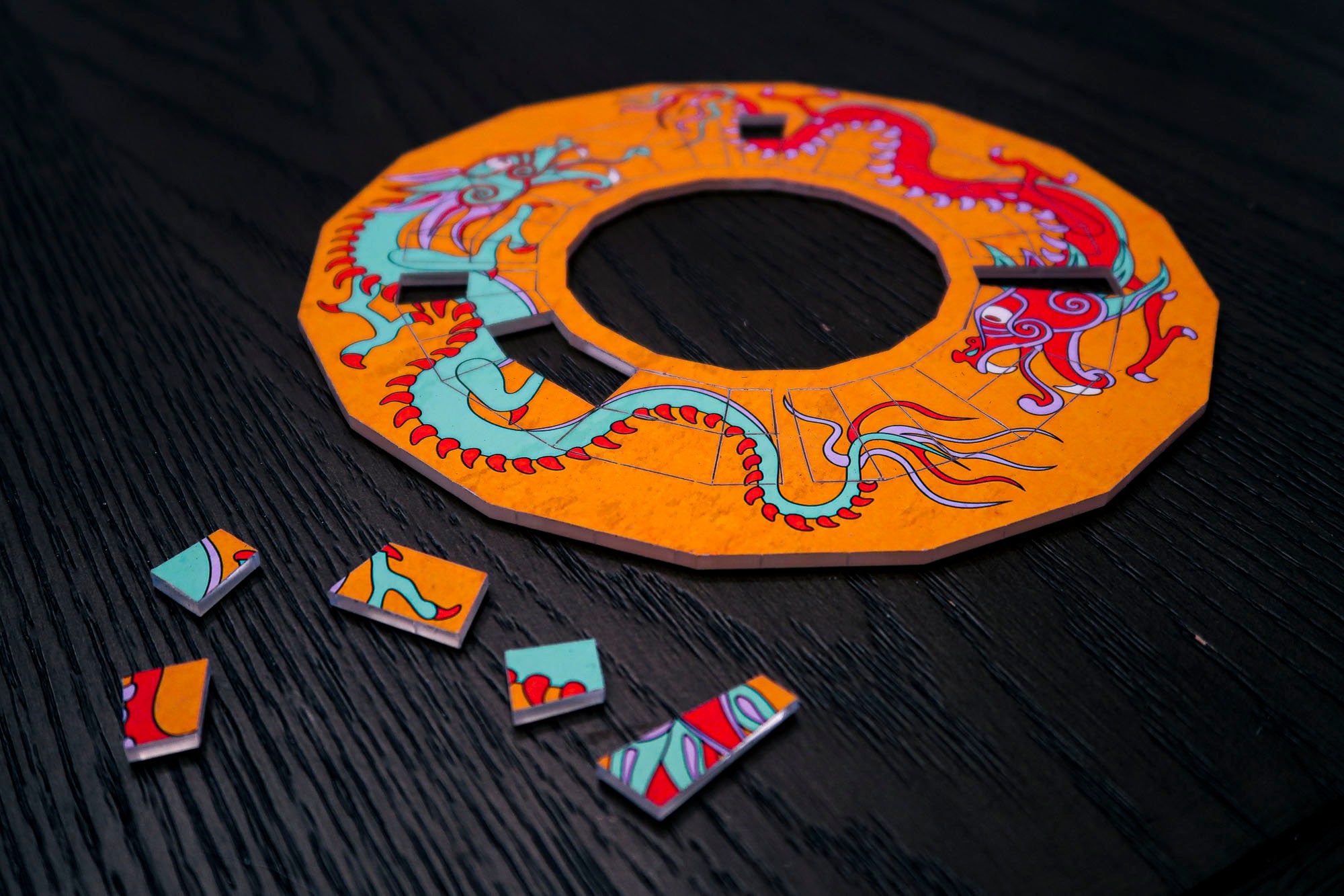 Survivor Puzzle Replica - Two Dragon Puzzle - S46 - Mini Color Version ...
