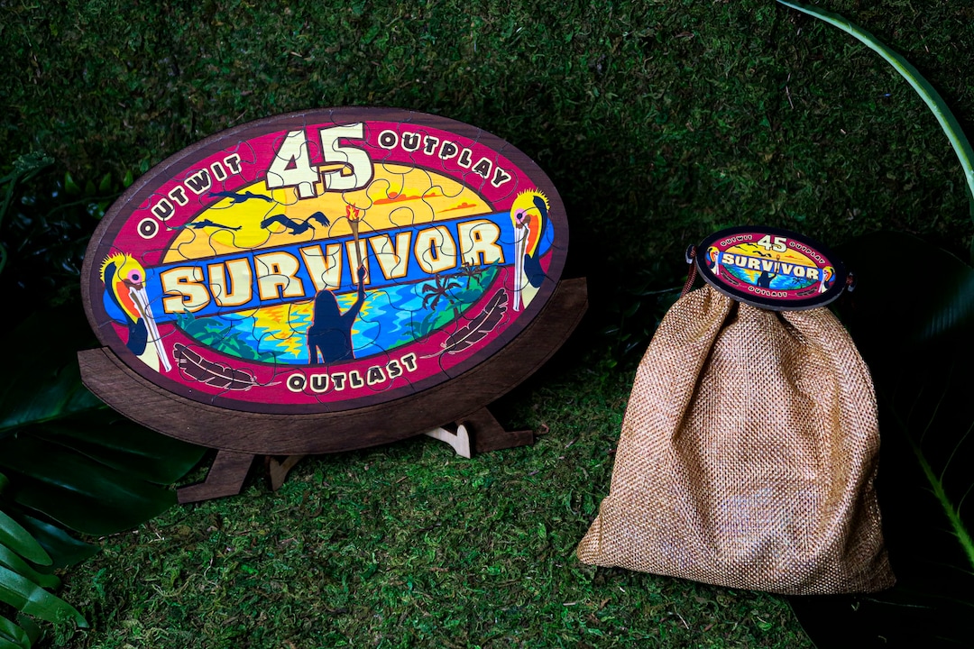 Survivor Puzzle Replica 45 Logo Puzzle - Etsy