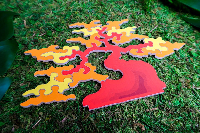 Survivor Party Pack 3 - Set of Four Tree Puzzles - Survivor TV Show - Etsy