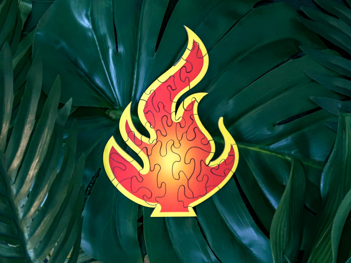 Survivor Puzzle Replica Fire Puzzle - Etsy