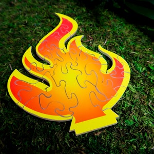 Survivor Party Pack 4 - Set of 3 Fire Puzzles - Survivor TV Show - Etsy