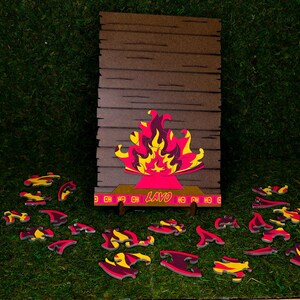 Survivor Puzzle Replica - Fire Puzzle - S47 - Etsy