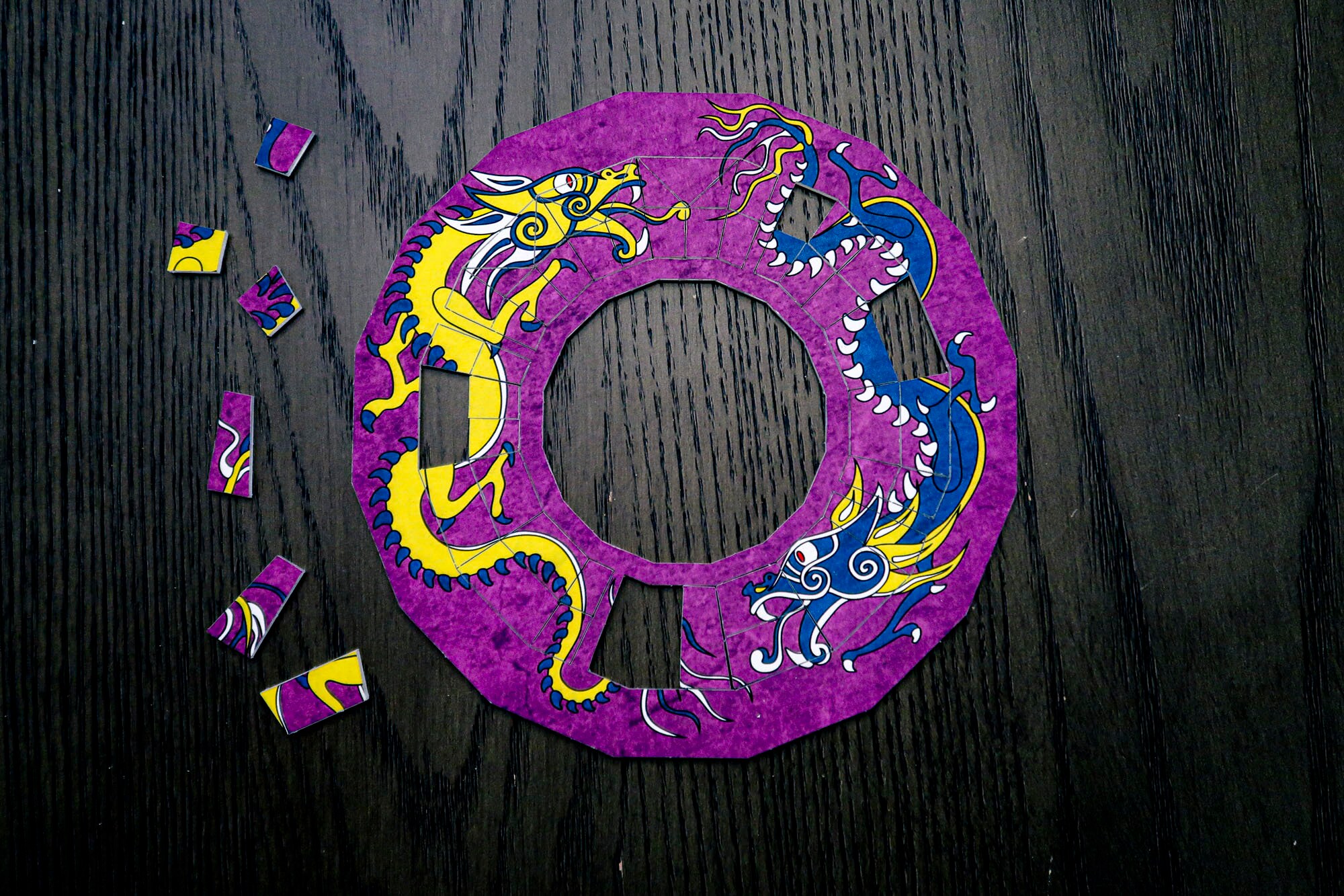 Survivor Puzzle Replica - Two Dragon Puzzle - S46 - Mini Color Version ...