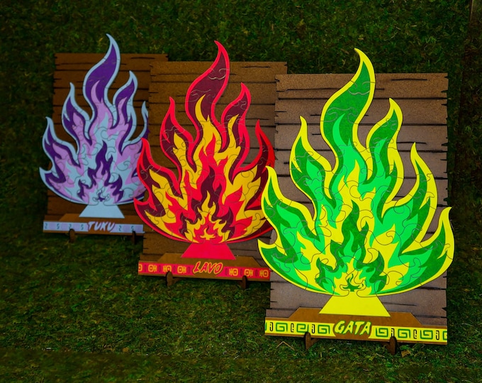 Survivor Puzzle Replica - Fire Puzzle - S47 - Etsy