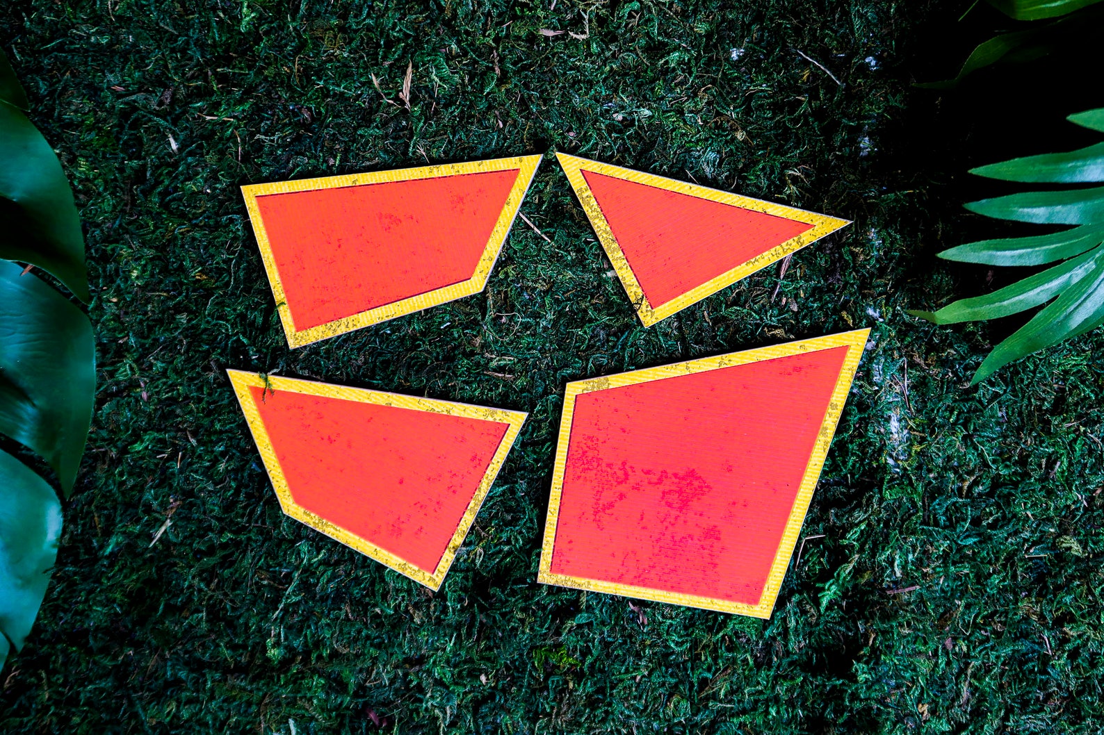 Survivor Puzzle Replica - Four Piece Triangle Square Puzzle ...