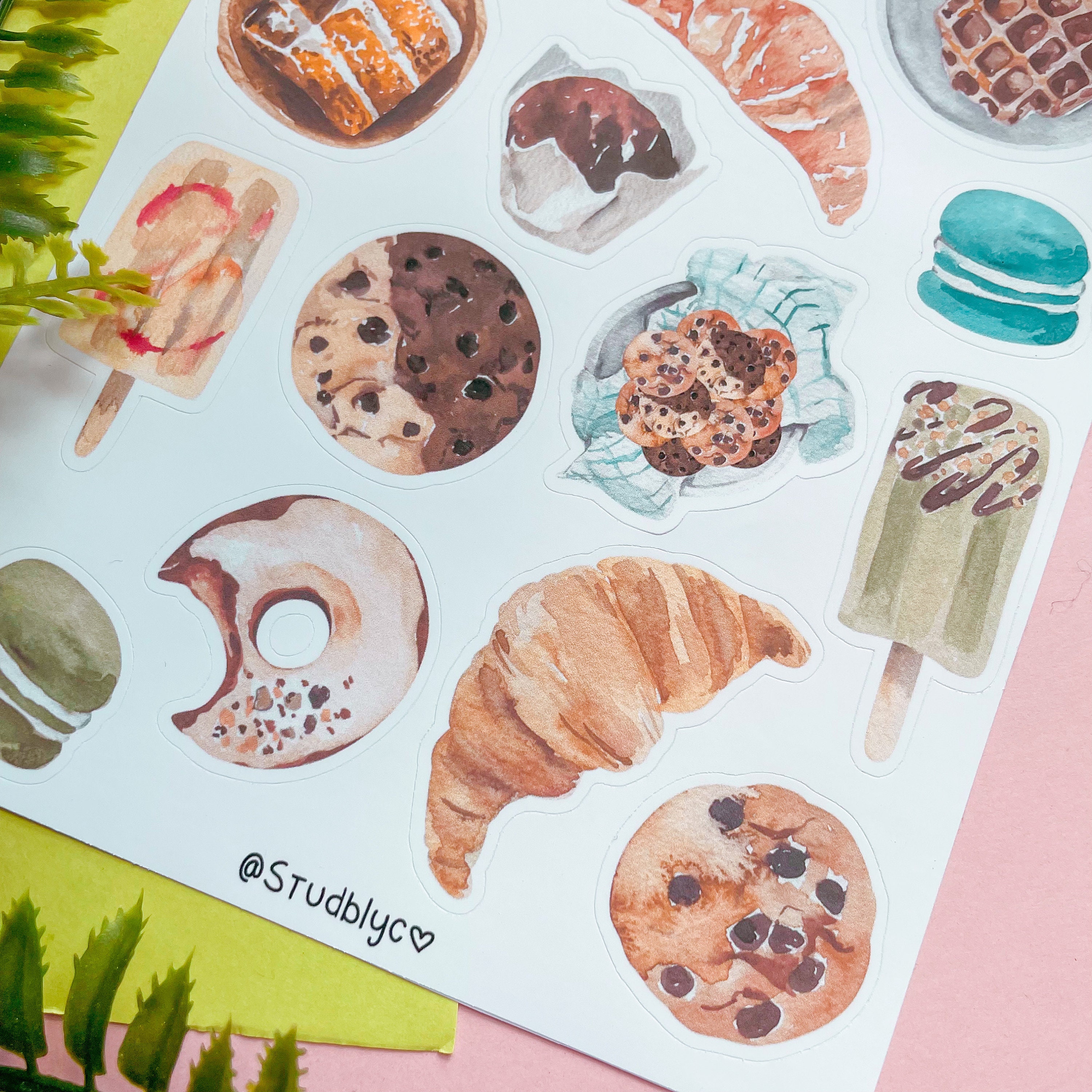 Sweet Treats Sticker Sheet Dessert Stickers Bullet Journal - Etsy UK