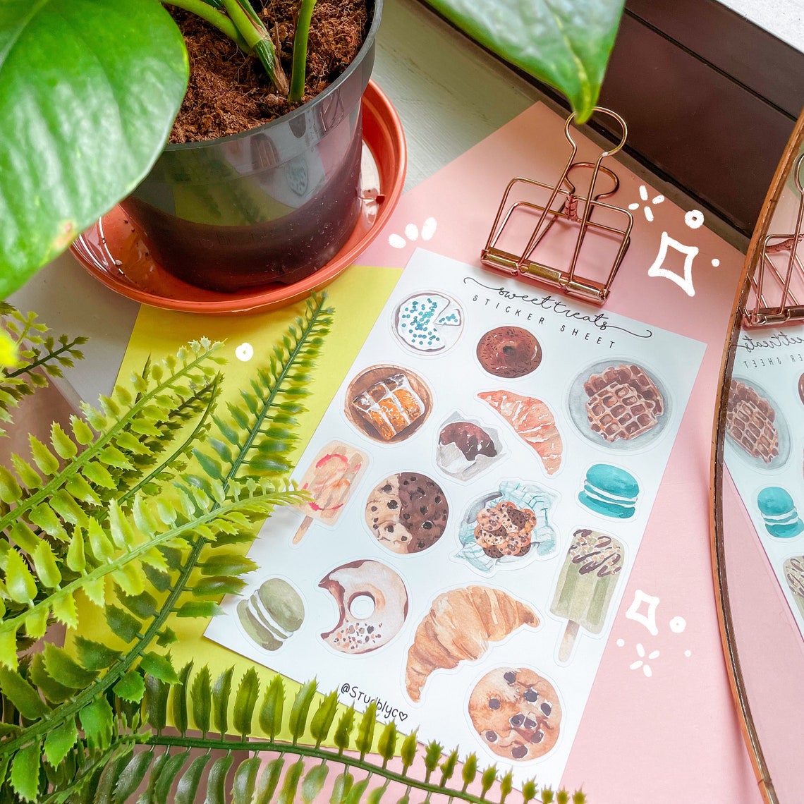 Sweet Treats Sticker Sheet Dessert Stickers Bullet Journal - Etsy UK