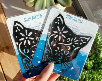 Cat Sun Catcher Sticker - Etsy