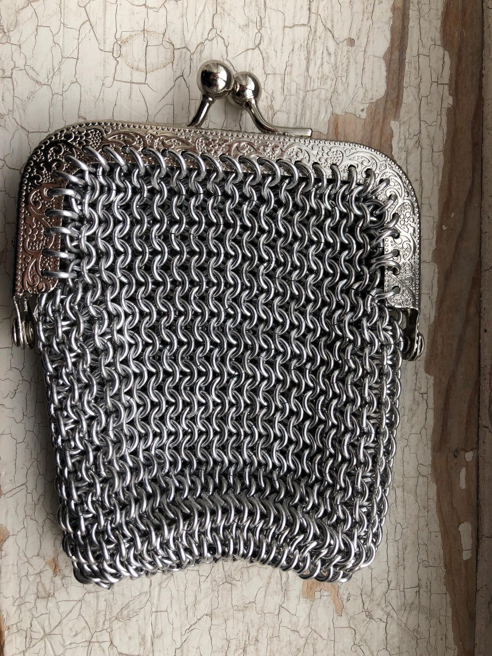 Vintage-style Chainmail Coin Pursehandmade - Etsy