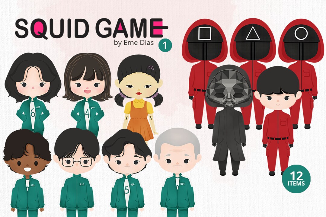 Squid Game Clipart Instant Download PNG - Etsy