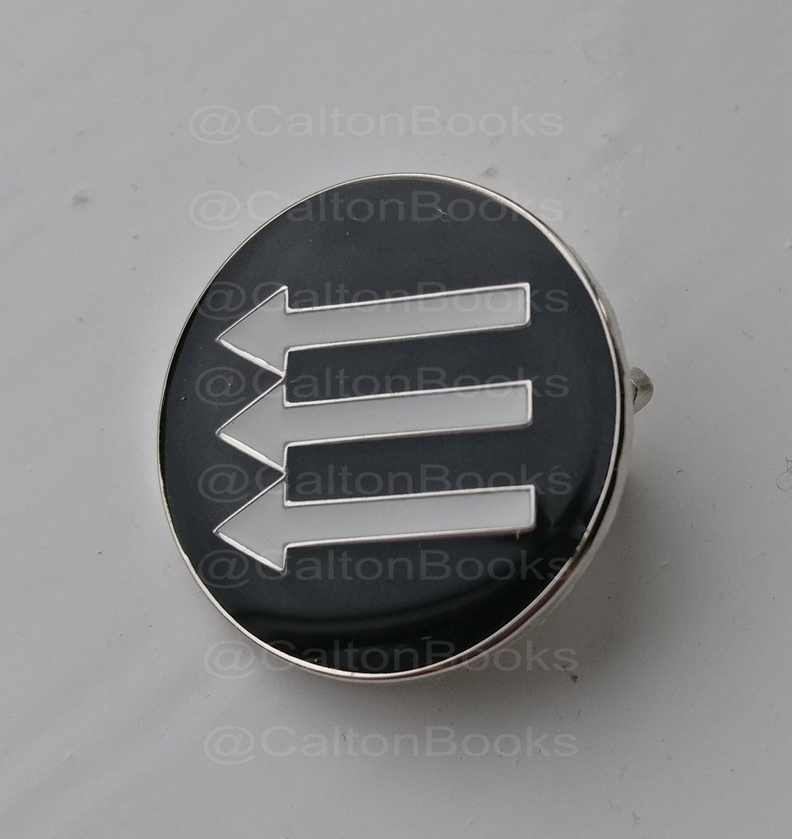 IRON FRONT Anti-fascist Enamel Badge - Etsy