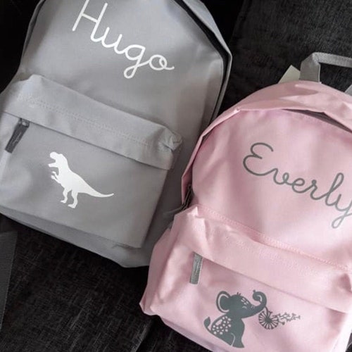 Personalised Name Backpack for Kids Custom Name Back Pack for | Etsy