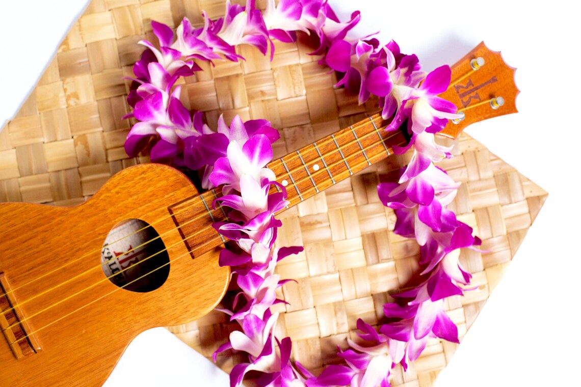 Purple Orchid Single Leis 3 Pack Fresh Leis Hawaiian Leis - Etsy