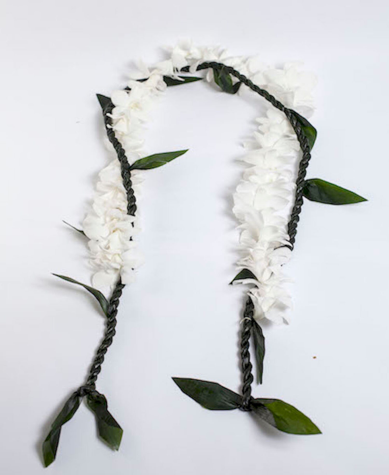 Hawaiian Lei Ti leaf Lei With Orchid Graduation Lei | Etsy