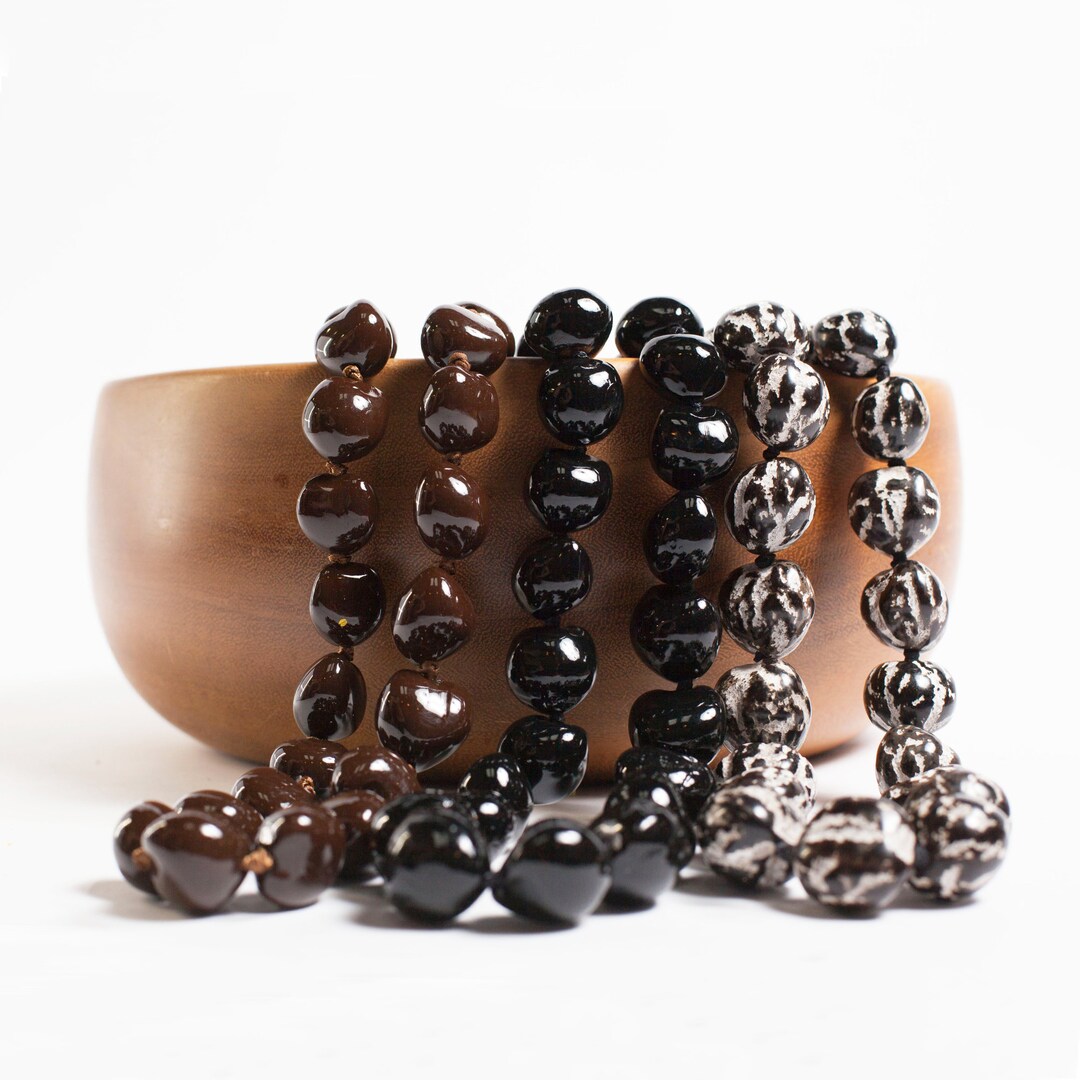 Kukui Nut Lei - Graduation Lei - Wedding Lei - Hawaiian Lei - Etsy