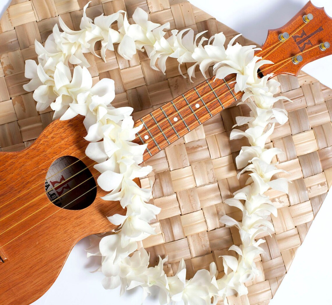 Hawaiian Lei Fresh White Orchid Lei. Fresh Lei From Hawaii. - Etsy