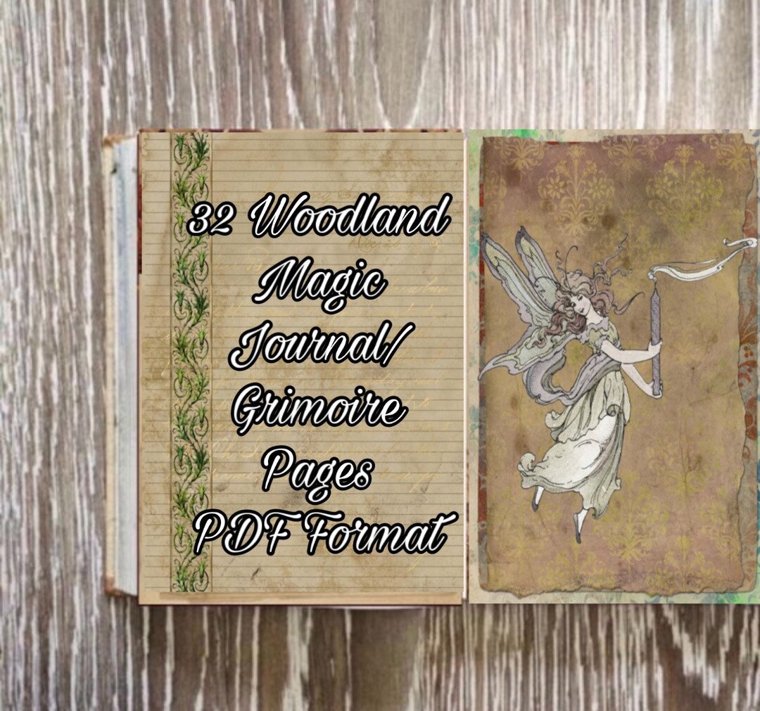 Woodland Magic Journal Pages - Etsy