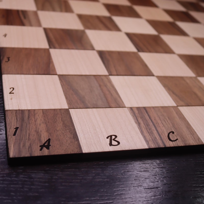 Chess Board With Numbers and Letters - Etsy