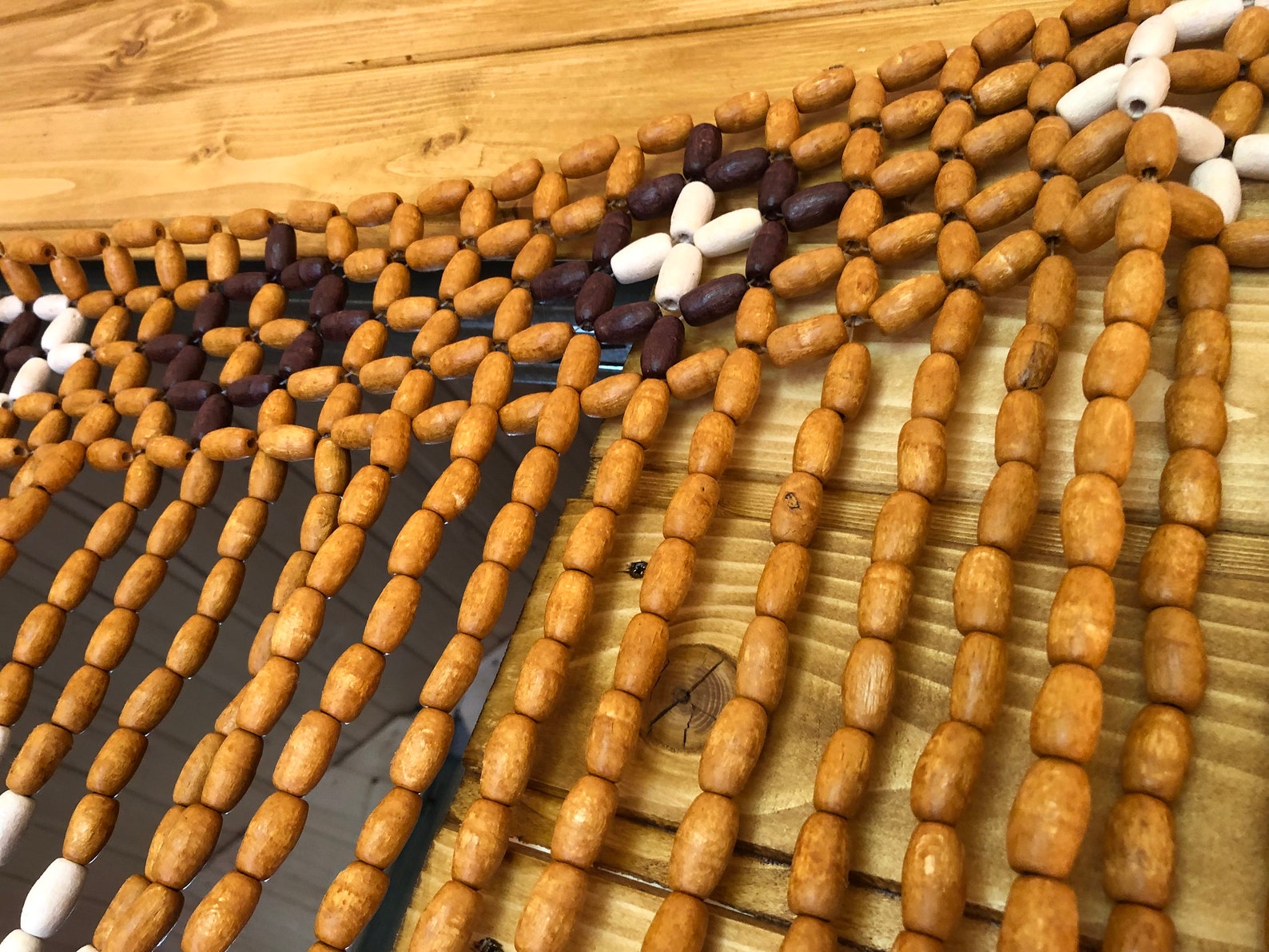 Wooden Door Curtains Beads Wood Door Curtain Handmade Door | Etsy