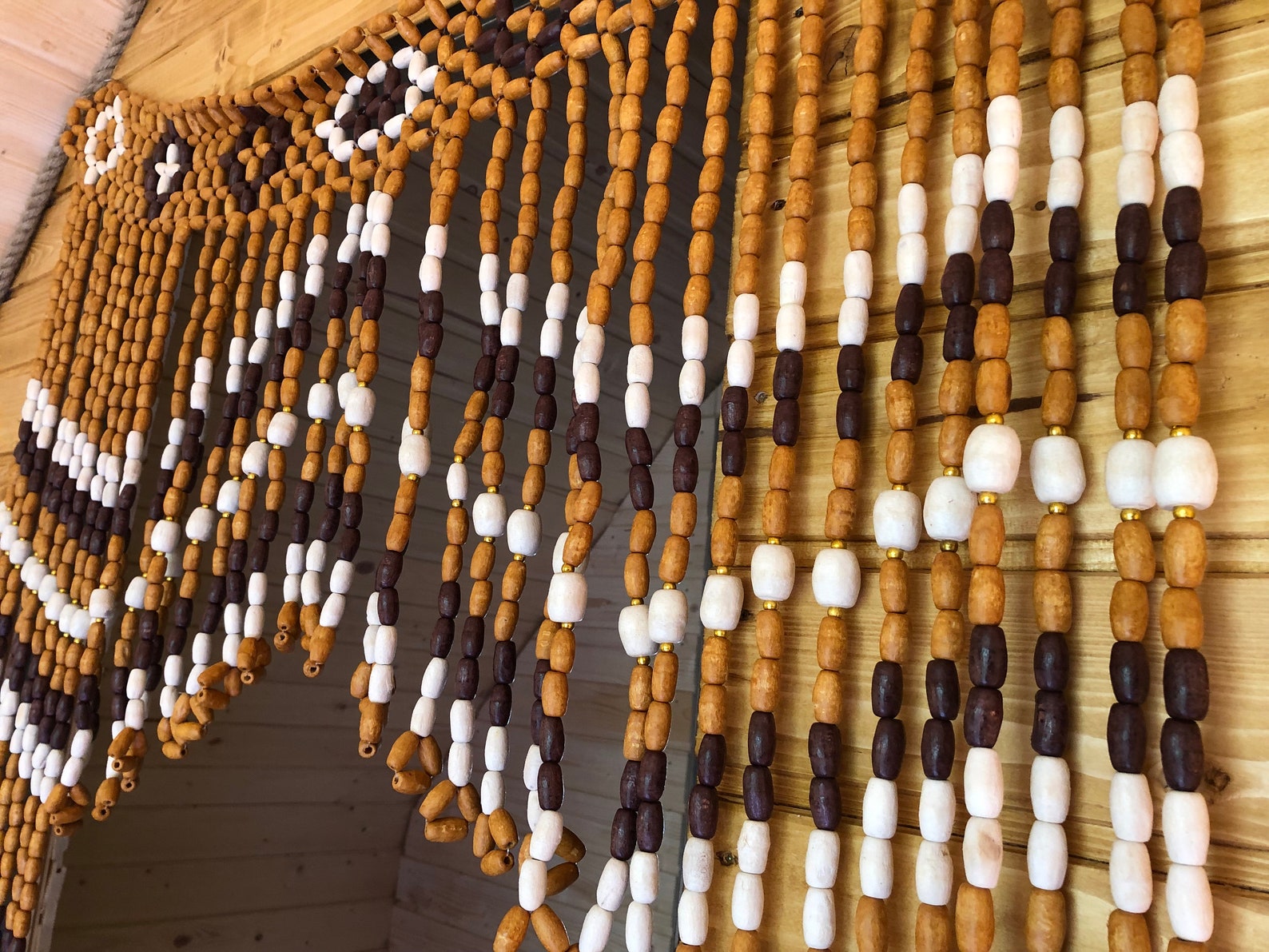 Wooden Door Curtains Beads Wood Door Curtain Handmade Door | Etsy