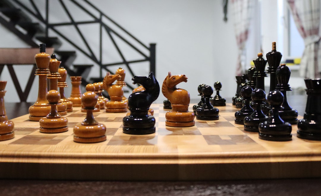 In Stock Tal Chess Set Reproduction, Tournament Soviet Chess Set ...