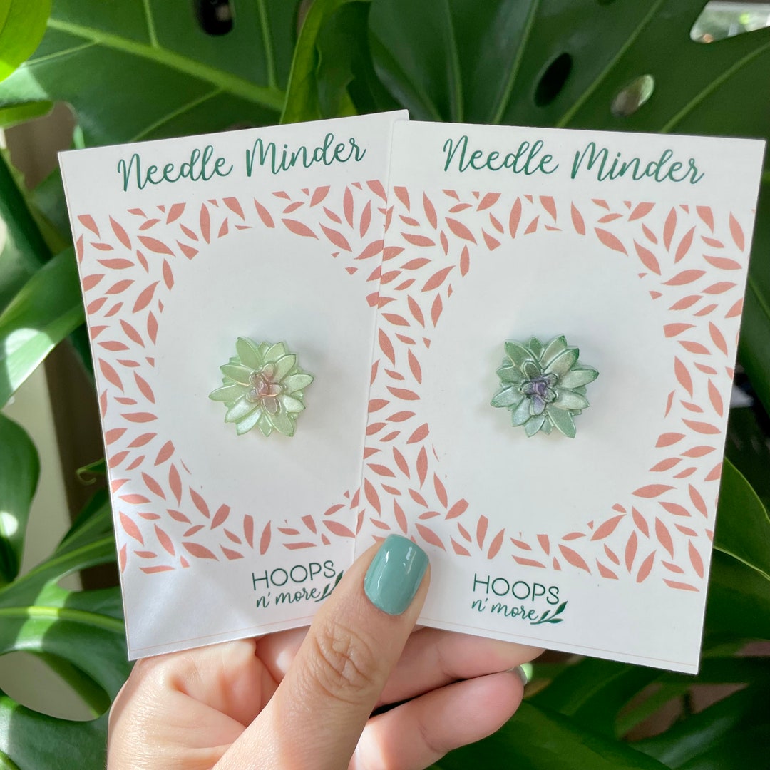 Mini Succulent Resin Needle Minder, Magnet Needle Nanny, Cross Stitch ...