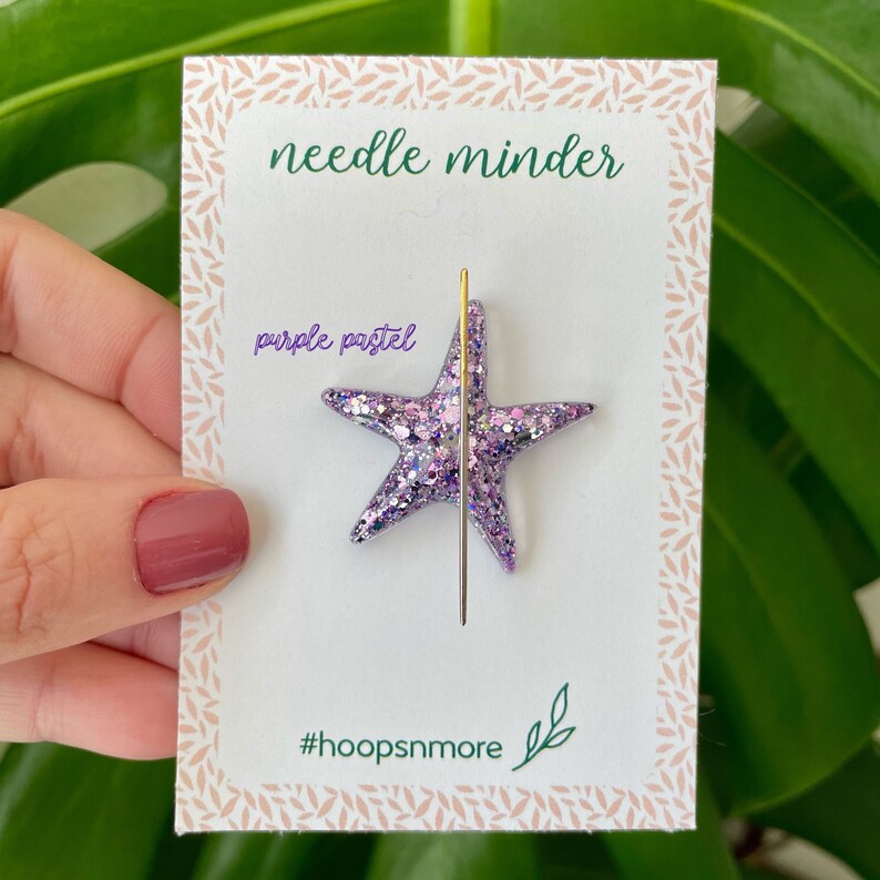 Magnetic Needle Minder Starfish Resin Art Resin Needle - Etsy