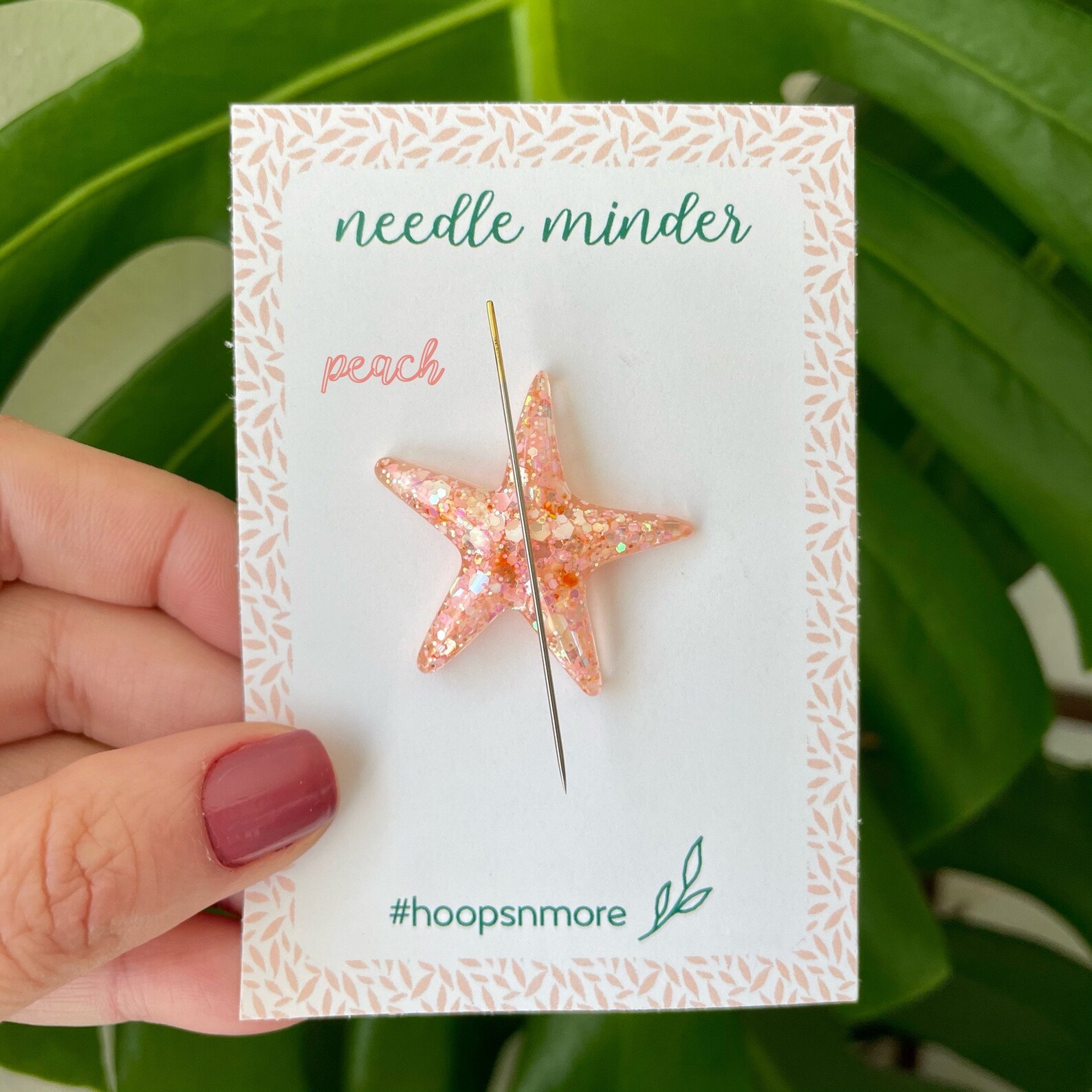Magnetic Needle Minder Starfish Resin Art Resin Needle - Etsy