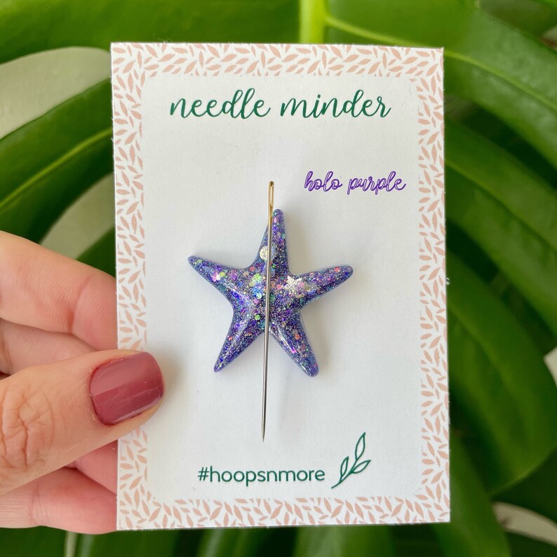 Magnetic Needle Minder Starfish Resin Art Resin Needle - Etsy