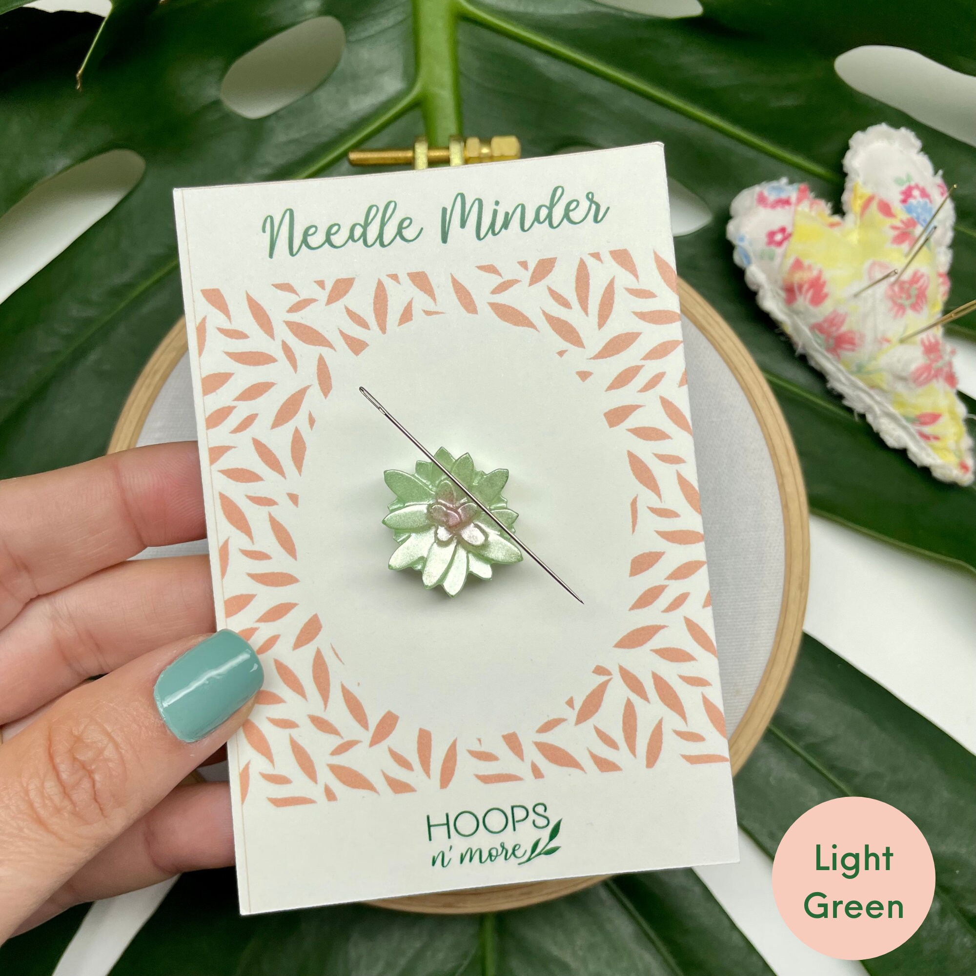 Mini Succulent Resin Needle Minder, Magnet Needle Nanny, Cross Stitch ...