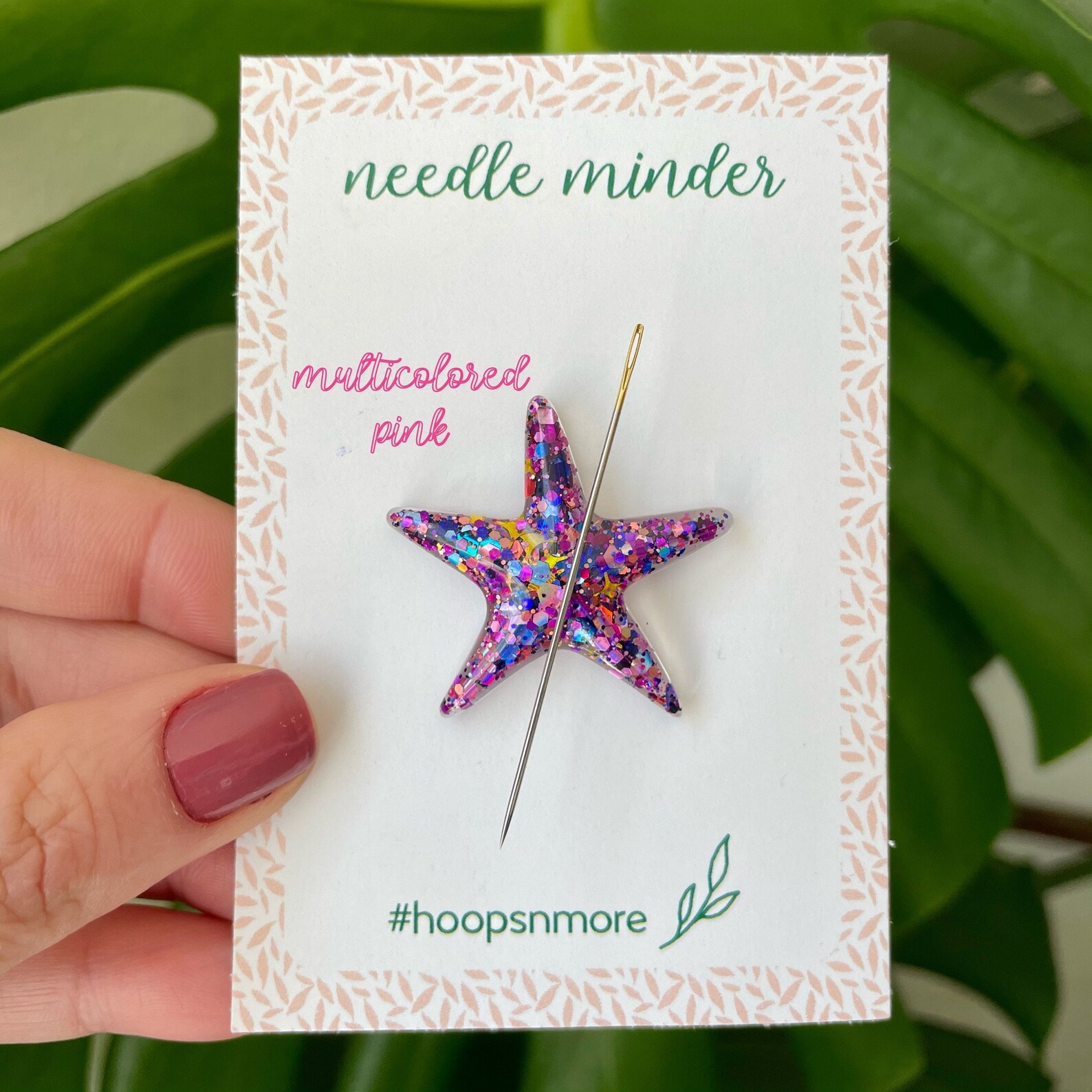 Magnetic Needle Minder Starfish Resin Art Resin Needle - Etsy