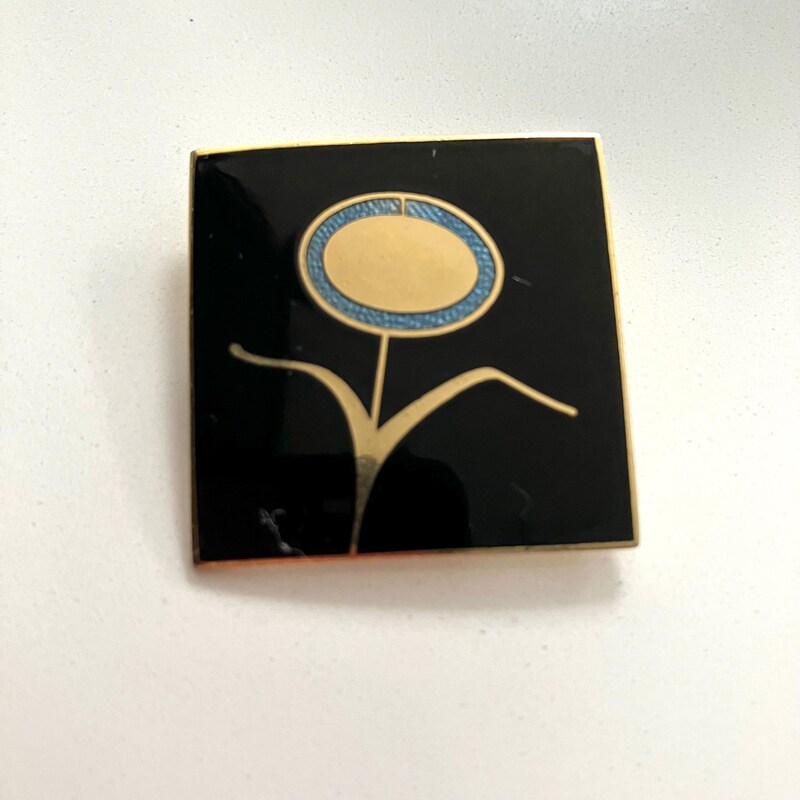 Square Brooch - Etsy