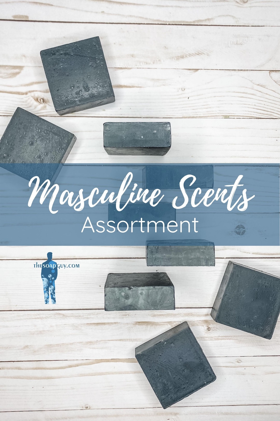 12 Bar Masculine Soap Gift Set | Handmade Scents for Men - Etsy
