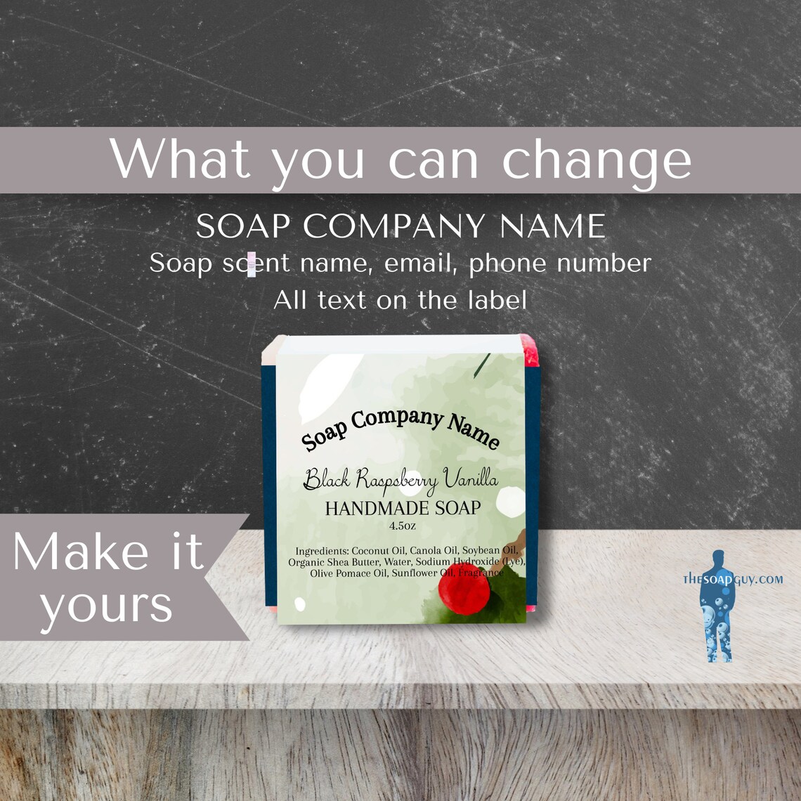Custom Soap Label, Use Your Logo, Add-on Listing for Soap Orders, Bulk ...