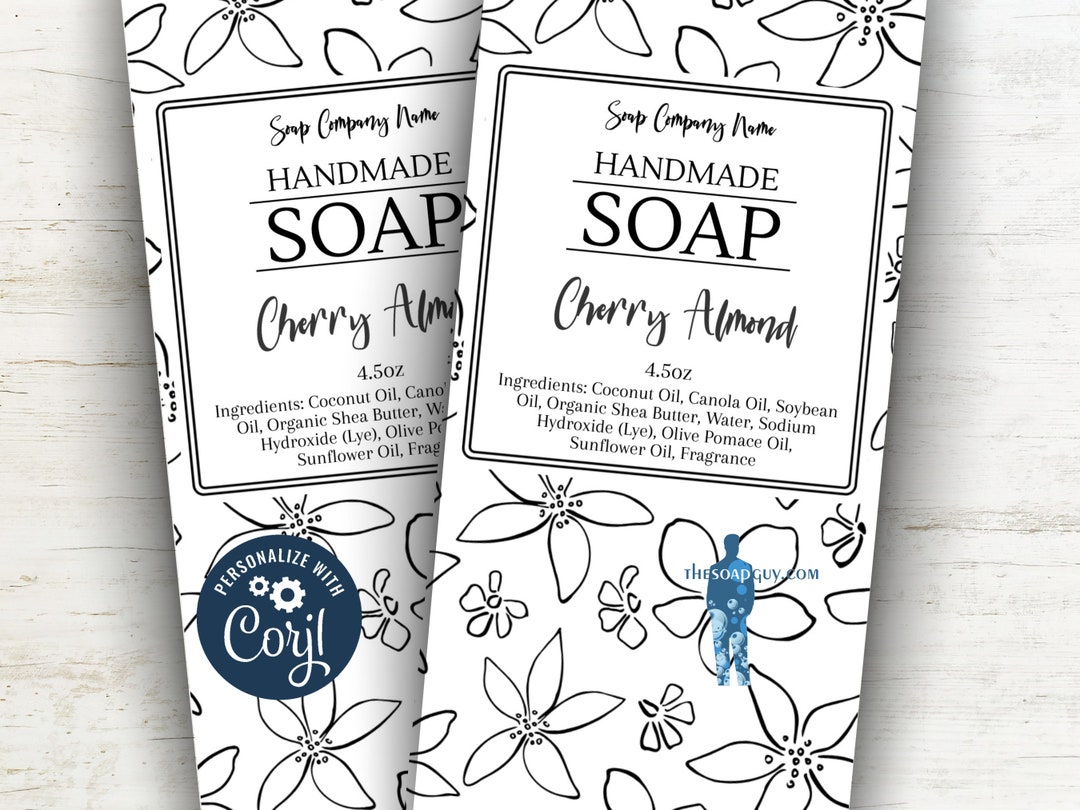 Custom Soap Label, Use Your Logo, Add-on Listing for Soap Orders, Bulk ...
